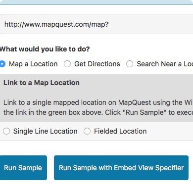 MapQuest Development and Documentation - Getting Started | MapQuest API Documentation